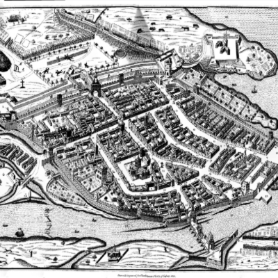Medieval Galway square - This is Galway